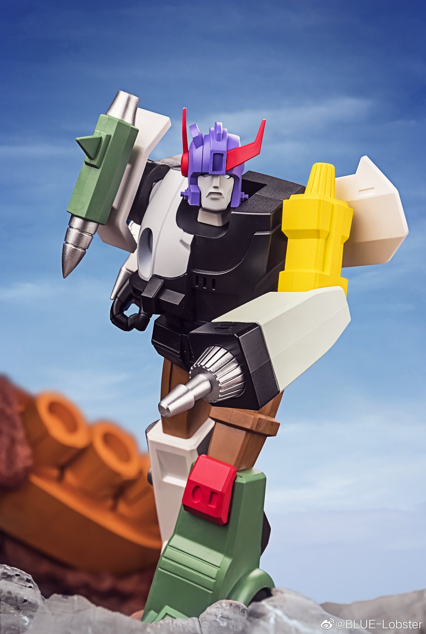 New Images Blue Lobster X Frank Unofficial Autobot X Figure